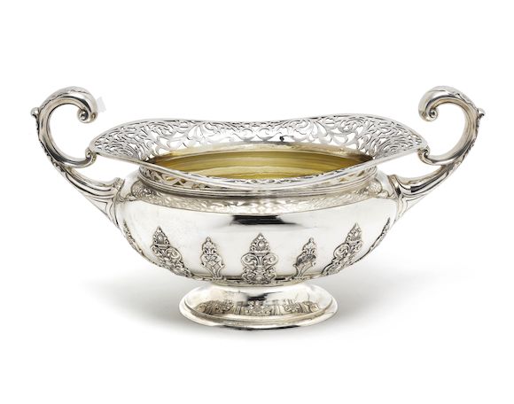 Bonhams : A late-Victorian silver two-handle bowl by Thomas Alfred ...