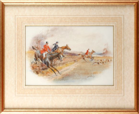 Bonhams : A. Chidley (British), Early 20th Century A pair of hunting ...