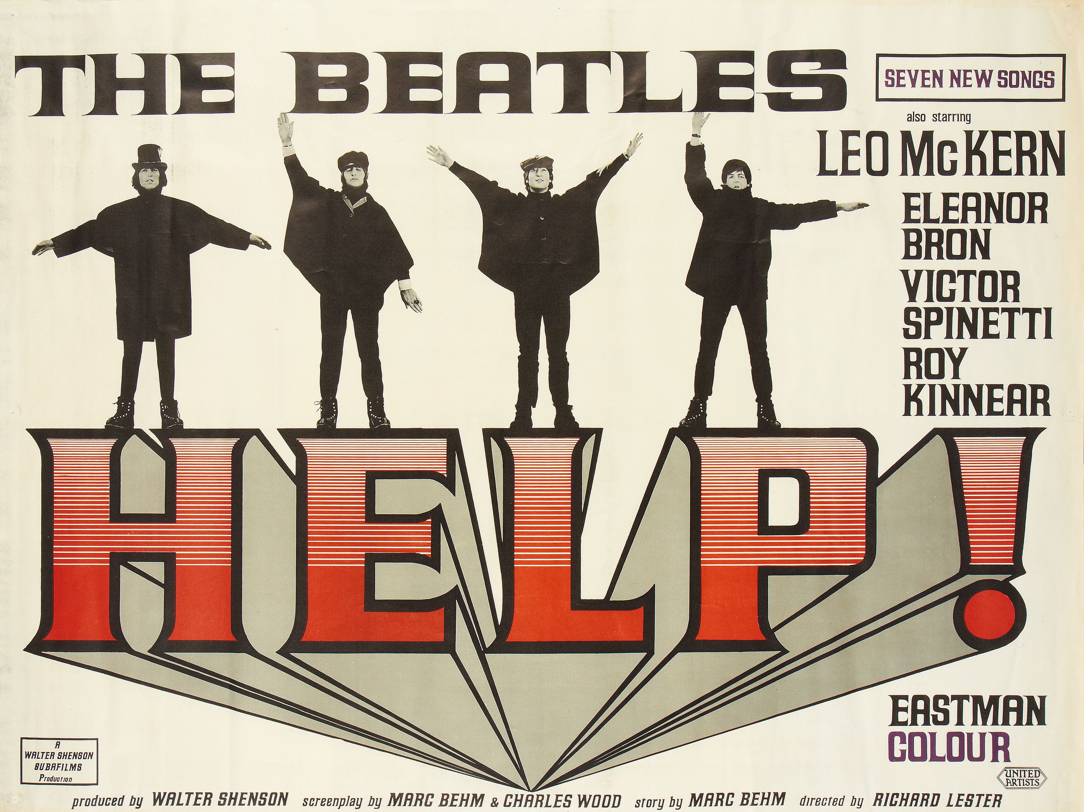 Bonhams : The Beatles Help, United Artists, 1965,