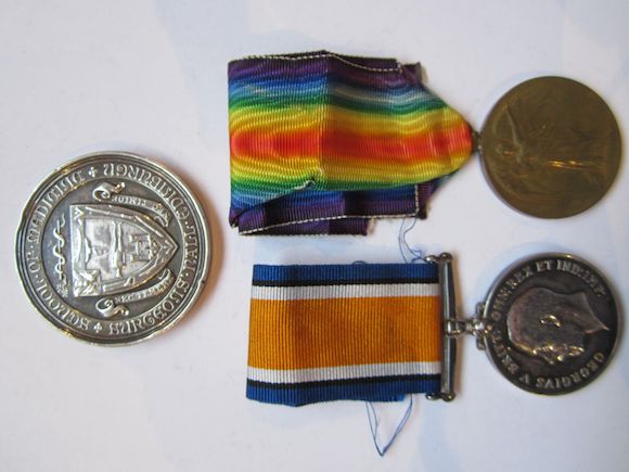 Bonhams : Pair to Captain J.Prichard, Royal Army Medical Corps,