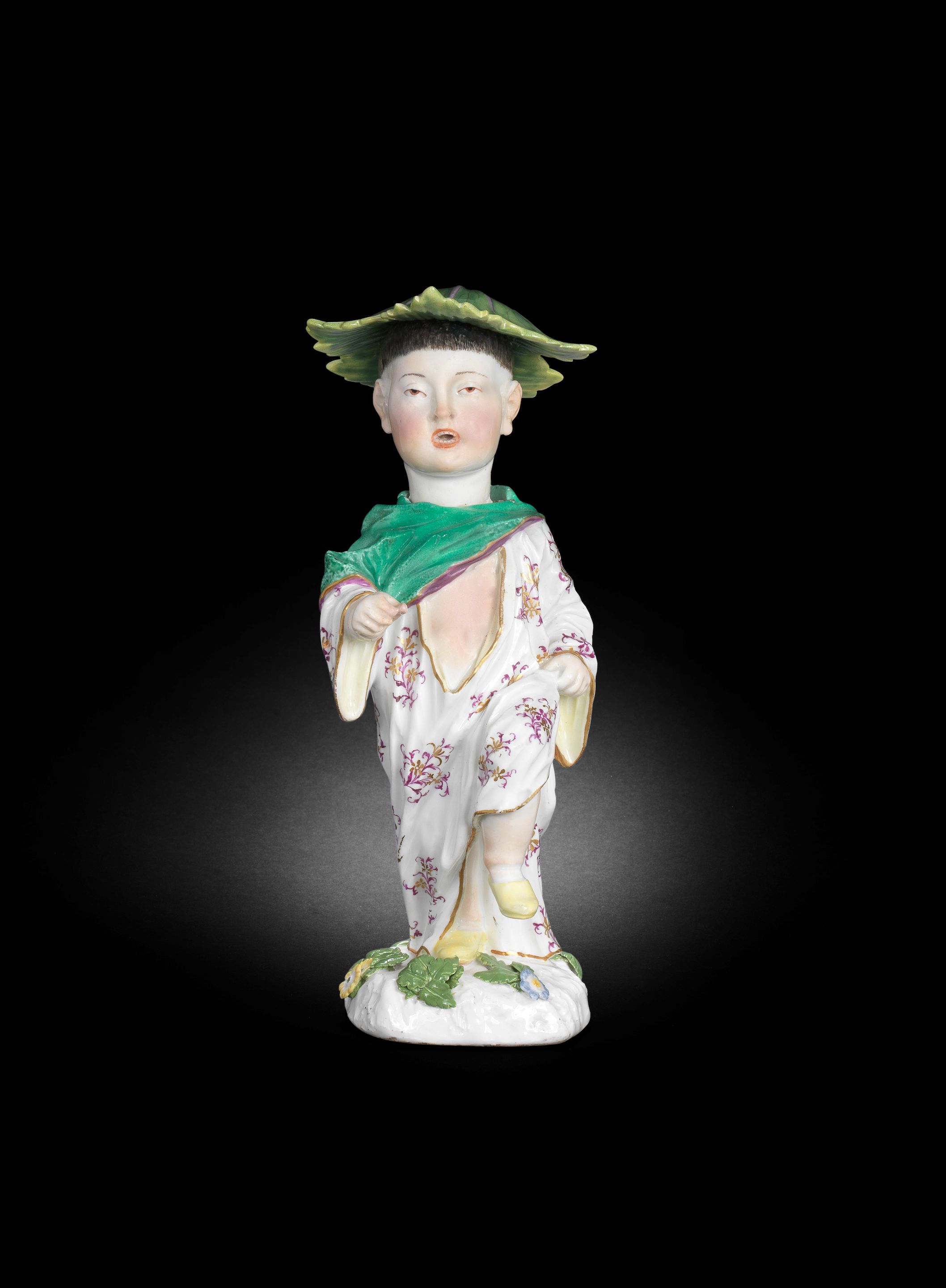 Bonhams : A Meissen nodding figure of a Chinese boy, circa 1755