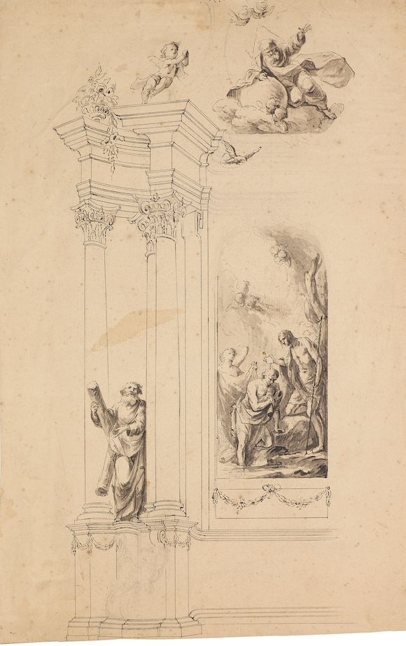 Bonhams : Johan Jacob Schubler (Nuremberg 1689-1741) A design for a ...