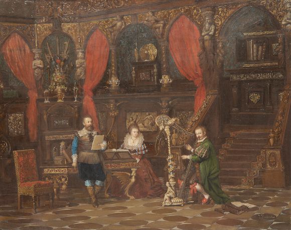 Bonhams : Fritz Freund (German, 1859-1942) The recital