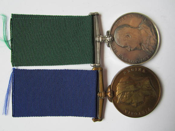 Bonhams Pair To Quartermaster Sergeant Abarry Essex Volunteer