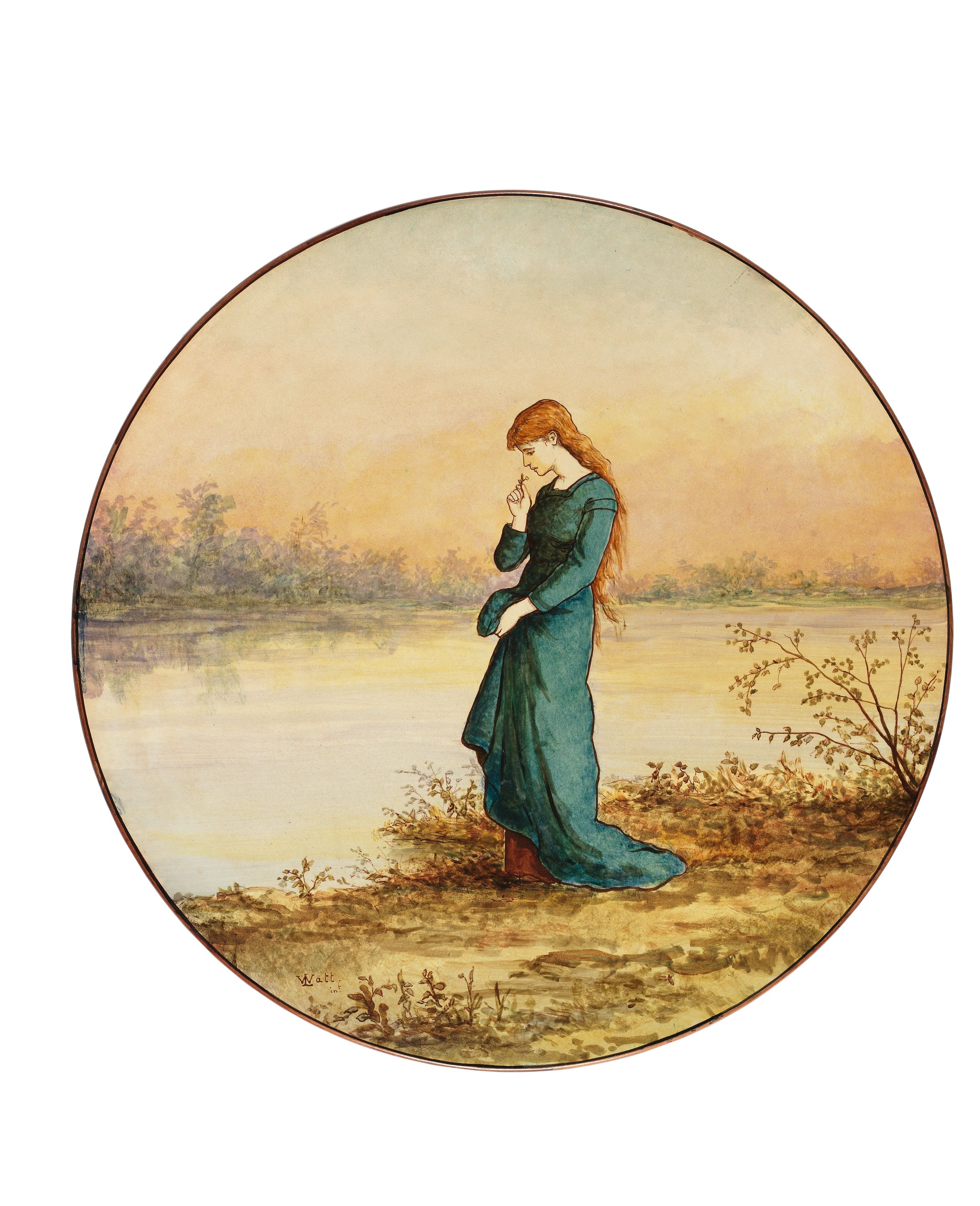 Bonhams : Linnie Watt Charger for Doulton Lambeth a Large Faience ...