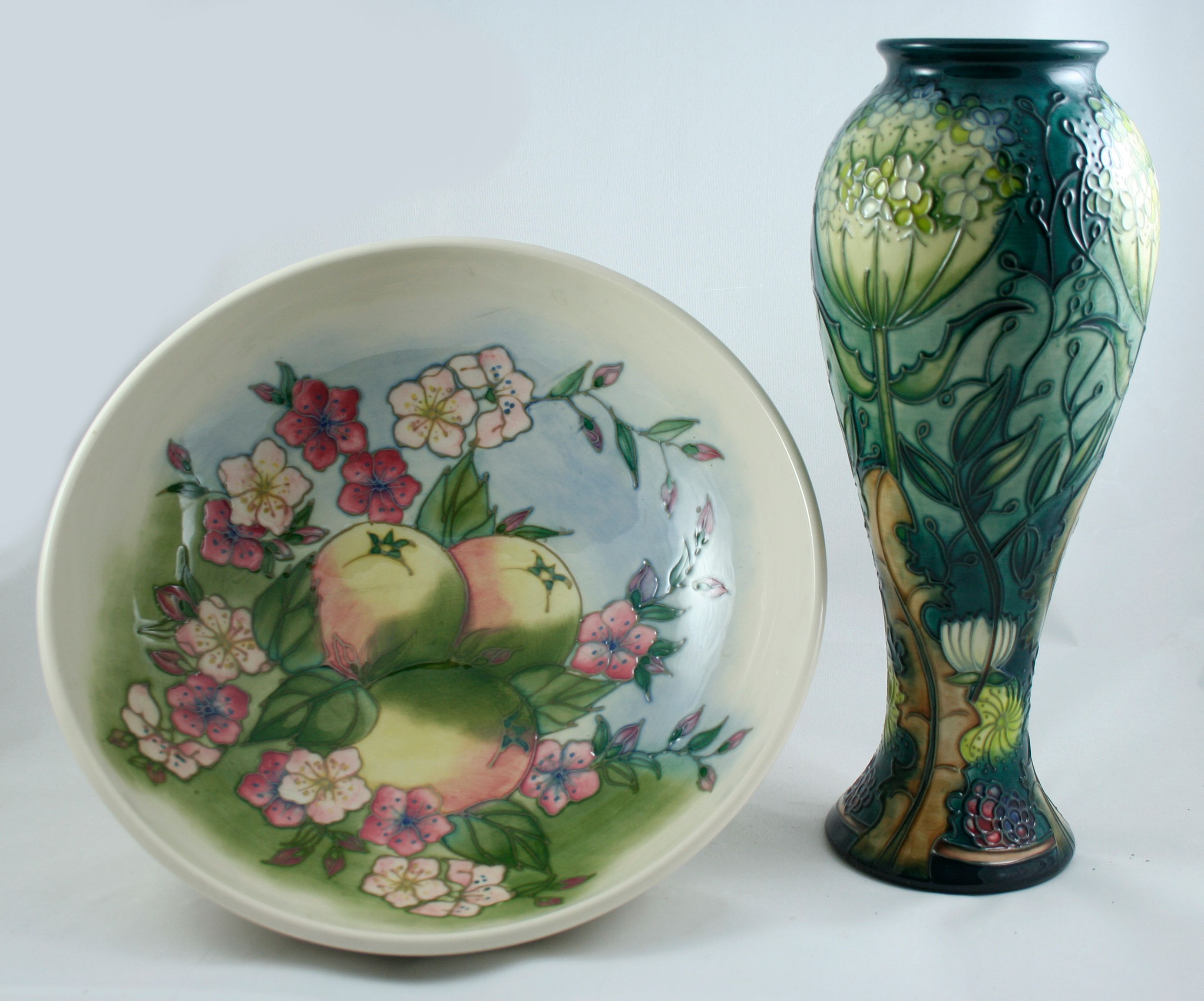 Bonhams : A Moorcroft 'Temptation' design bowl Dated 1990