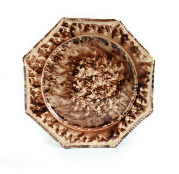 Bonhams : A Staffordshire lead-glazed plate, circa 1770-80