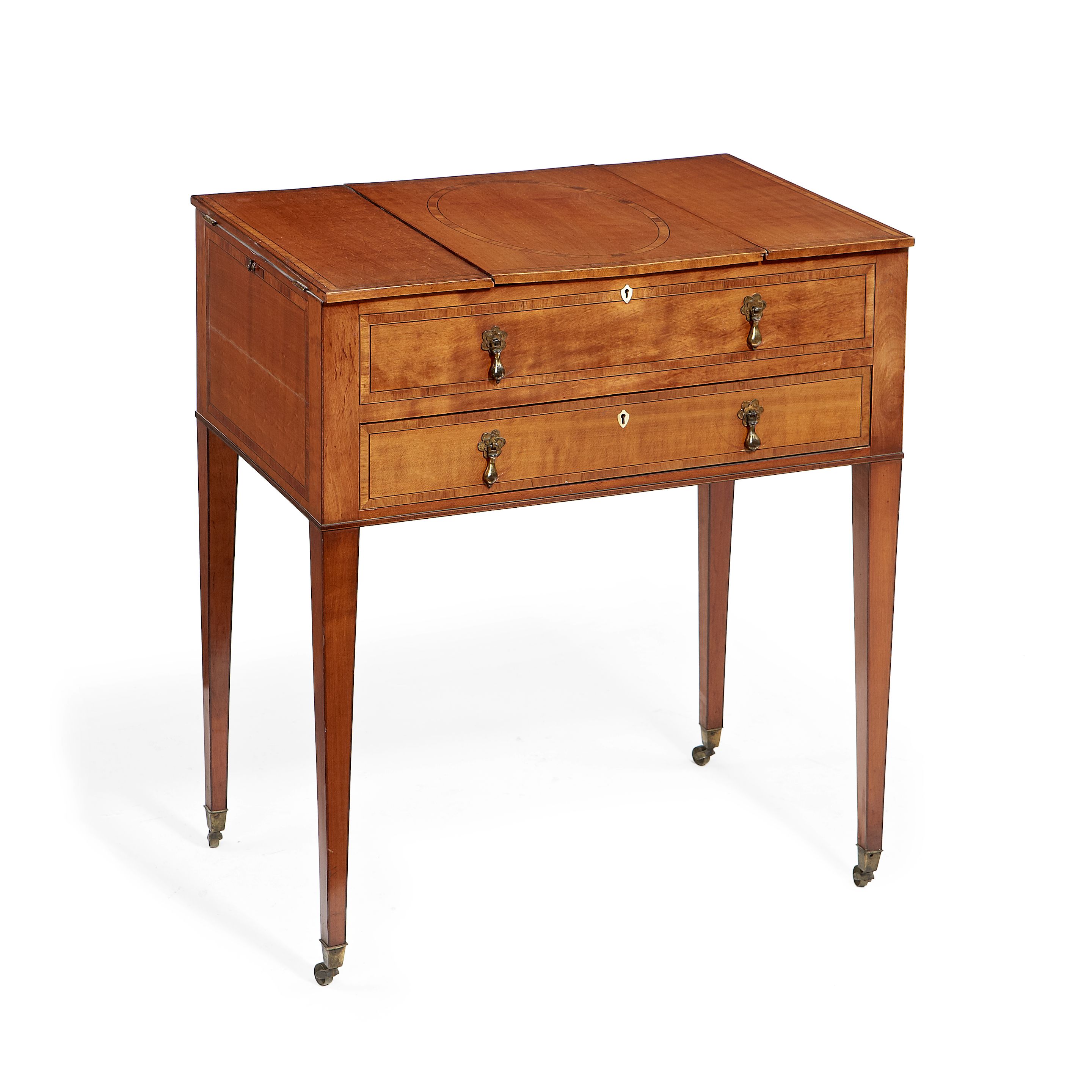 Bonhams : A George III sabicu and rosewood crossbanded gentleman's ...