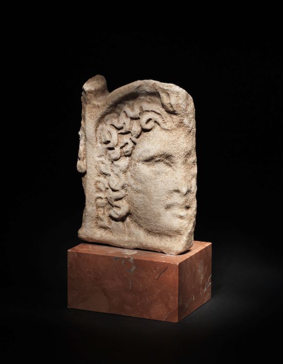 Bonhams : A Roman marble acroterion