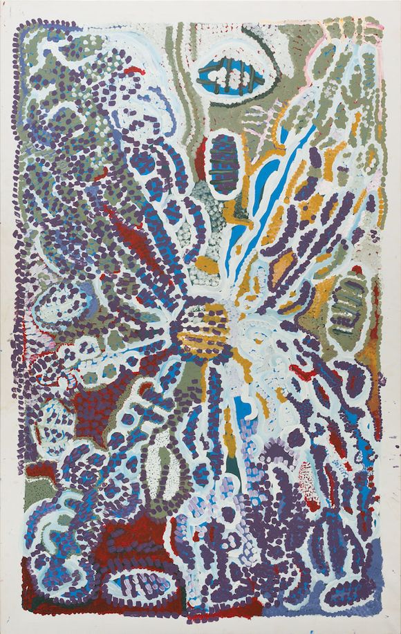 Bonhams : Lorna Fencer Napurrula (circa 1920-2006) Yarla (Bush Potato ...