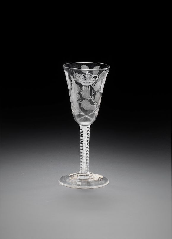Bonhams : The Hay Goblet an important Jacobite goblet, circa 1768