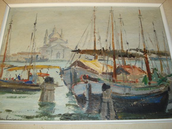 Bonhams : Giovanni Guiliani (1893-1963) Fishing Vessels at their ...