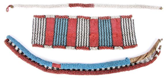 Bonhams : A collection of late 19th Century Nguni beadwork and ...
