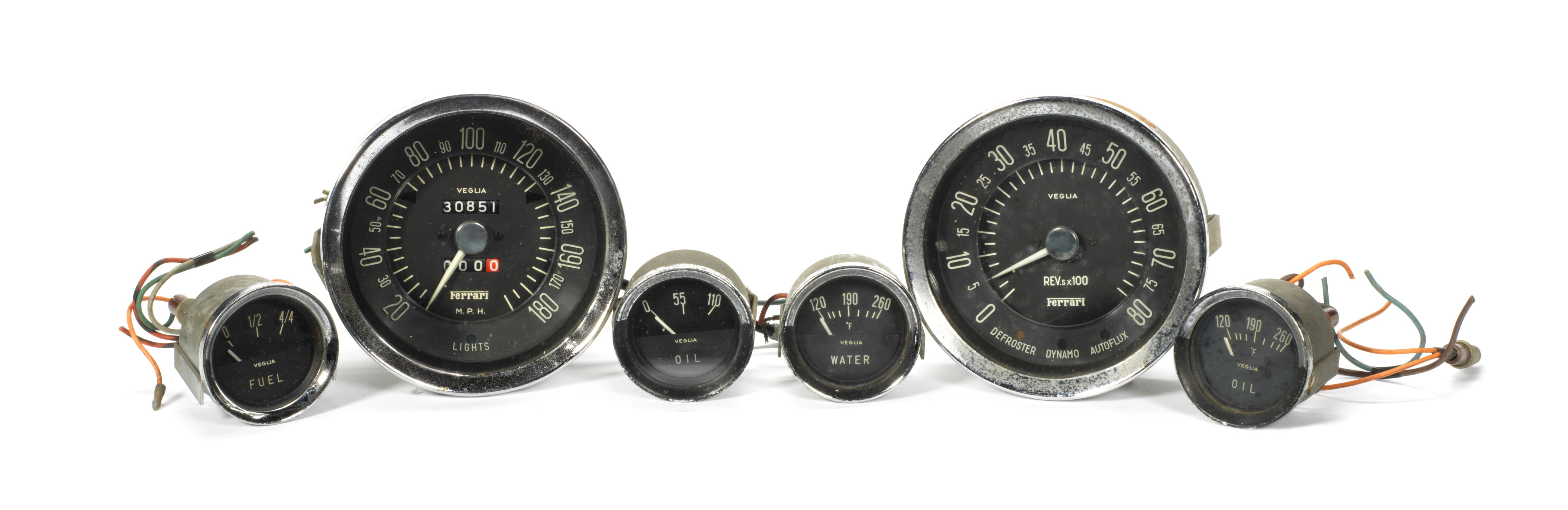 Bonhams Cars : Veglia dashboard instruments for Ferrari 250 GT 'Tour de ...