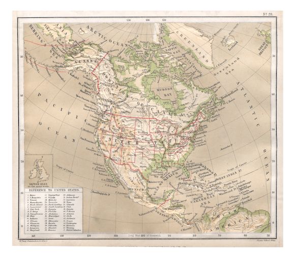 Bonhams : RELIEF ATLAS BEVAN (G. PHILLIPS) Royal Relief Atlas of All ...