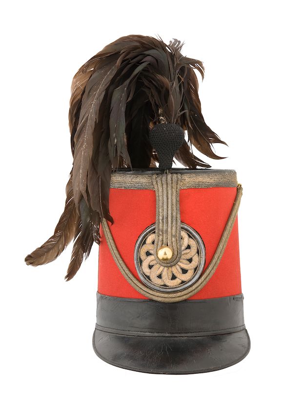 Bonhams : A Rare Lancashire Hussars Officer's Shako