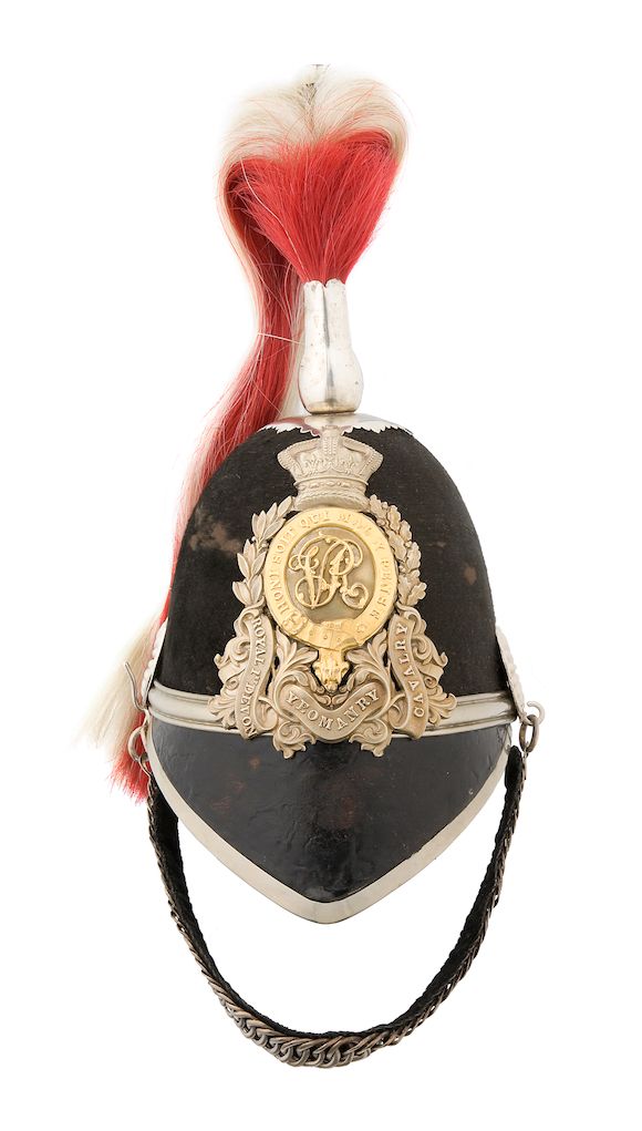 Bonhams : A Rare Officer's Helmet Of The Royal 1st Devon Yeomanry Cavalry