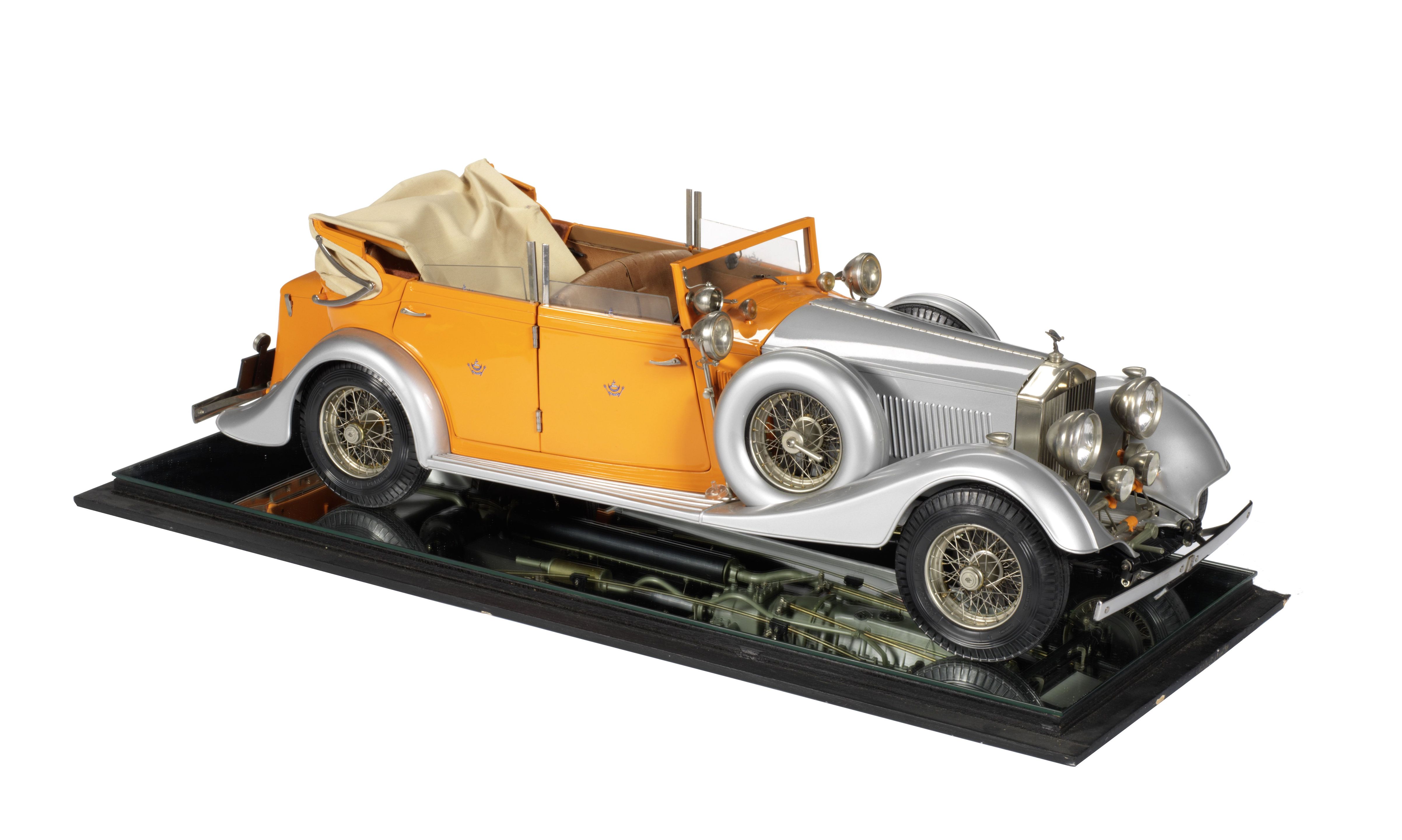 Bonhams Cars : A 1:8 scale model of a 1934 Rolls-Royce Torpedo ...