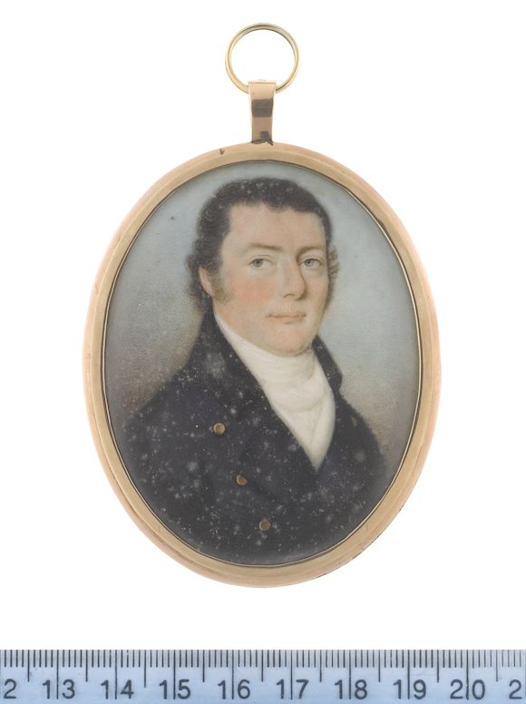 Bonhams : Thomas Hazlehurst (British, 1740-1821) A Gentleman, wearing ...