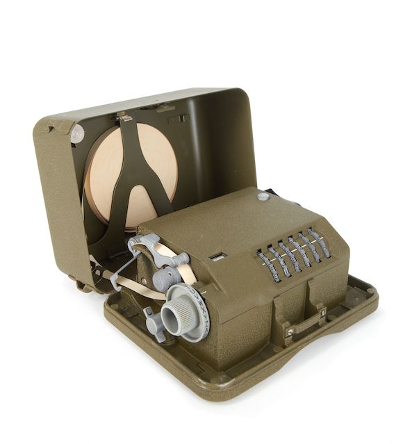 Bonhams : A M-209-B encryption machine, American, circa 1942,