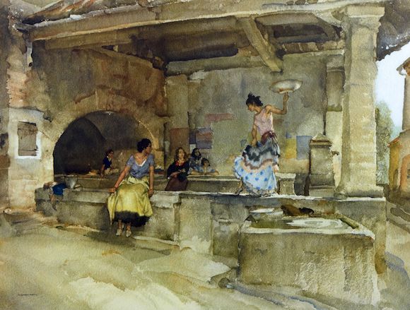 Bonhams : William Russell Flint (Scottish, 1880-1969) 'A Question of ...