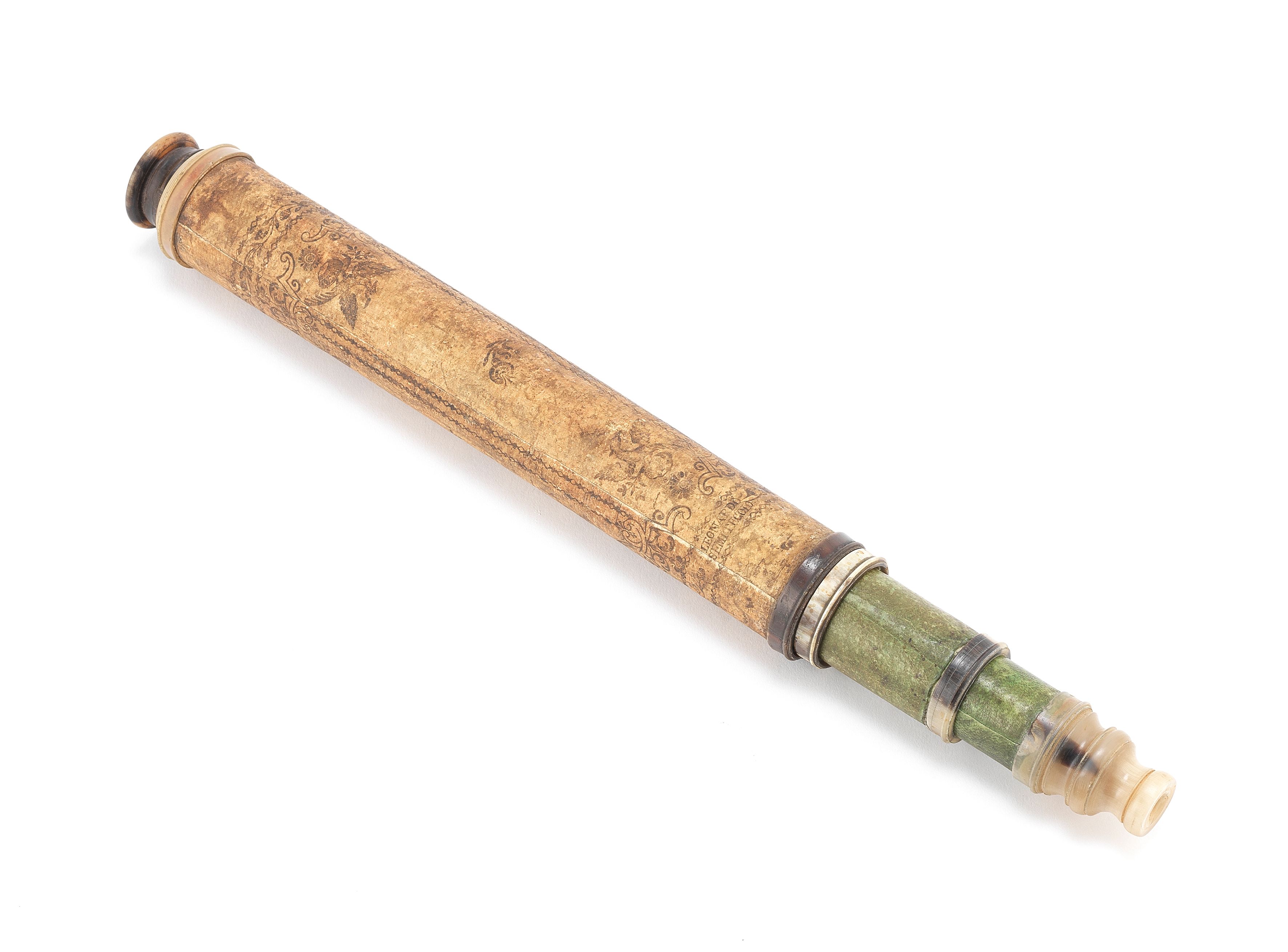 Bonhams : A Leonardo Semilecolo pasteboard, tortoiseshell and horn ...