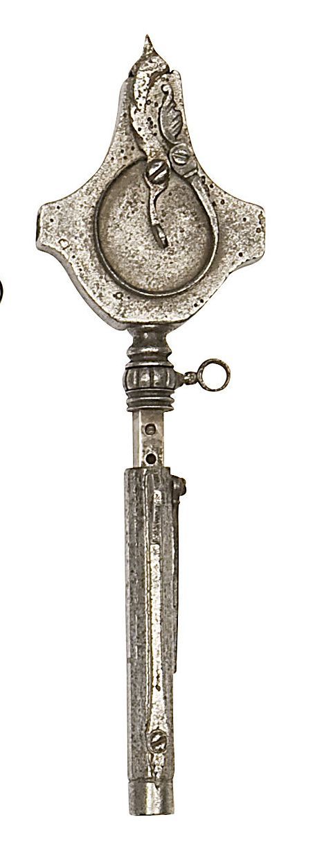 Bonhams : A German Combined Priming-Flask, Wheel-Lock Spanner, Powder ...