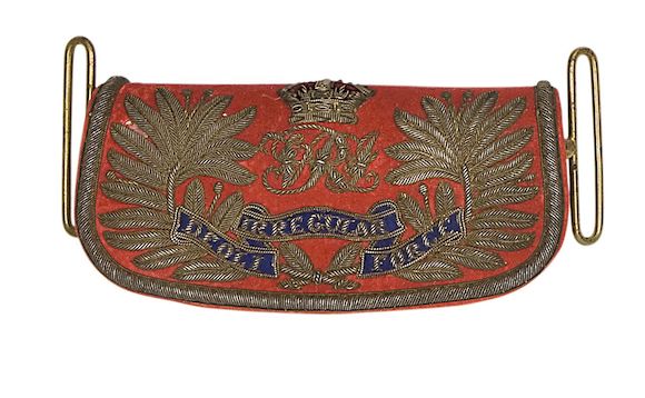 Bonhams : An Officer's Full Dress Flap-Pouch Of The Deoli Irregular Force