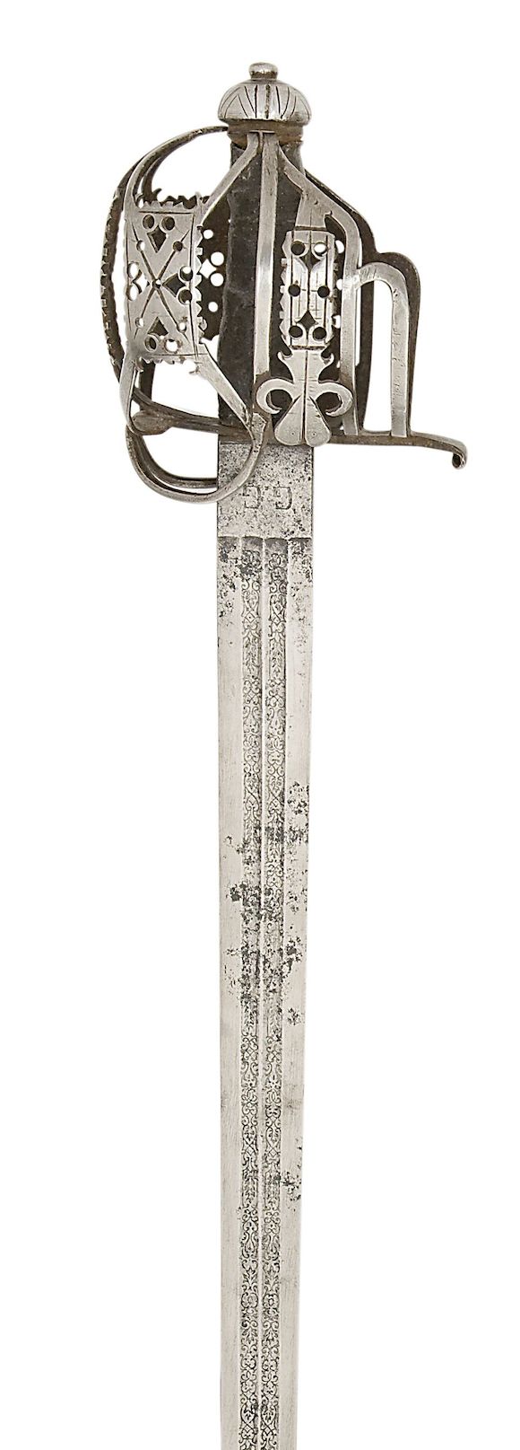 Bonhams : A Scottish Basket-Hilted Broadsword In Late 18th Century Style