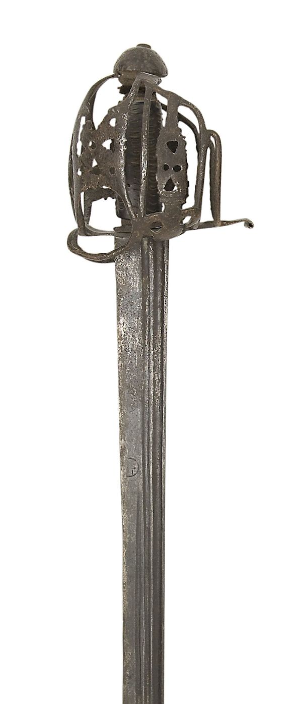 Bonhams : A Scottish Basket-Hilted Backsword