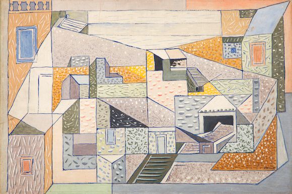 Bonhams : Nikos Hadjikyriakos-Ghika (Greek, 1906-1994) Composed houses ...