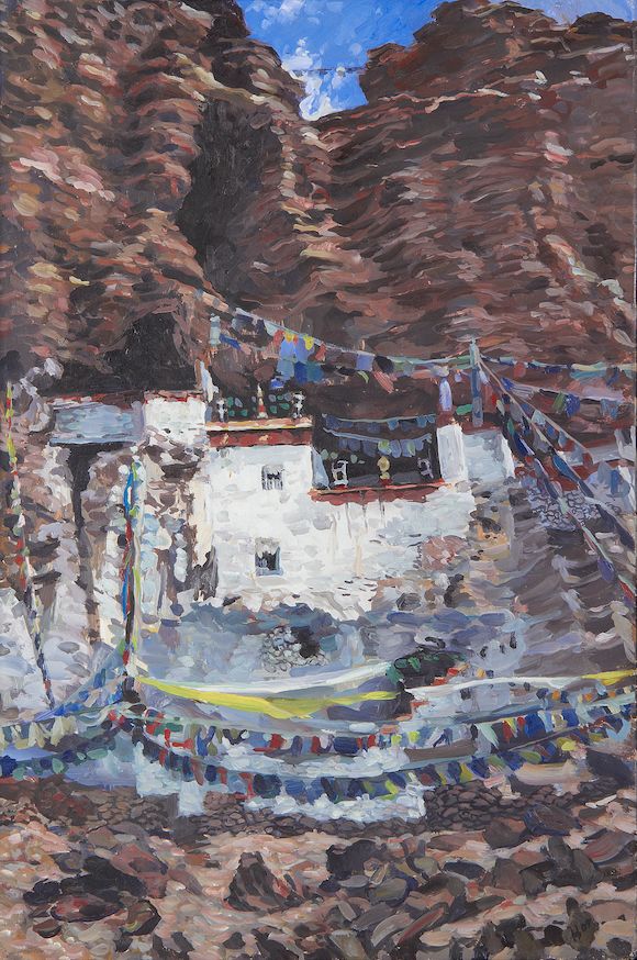 Bonhams : Hector McDonnell (Irish, born 1947) Goragan Monastery, Tibet