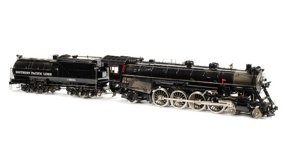 Bonhams : Iron Horse Models brass 0 gauge Southern Pacific MT-2 class 4 ...
