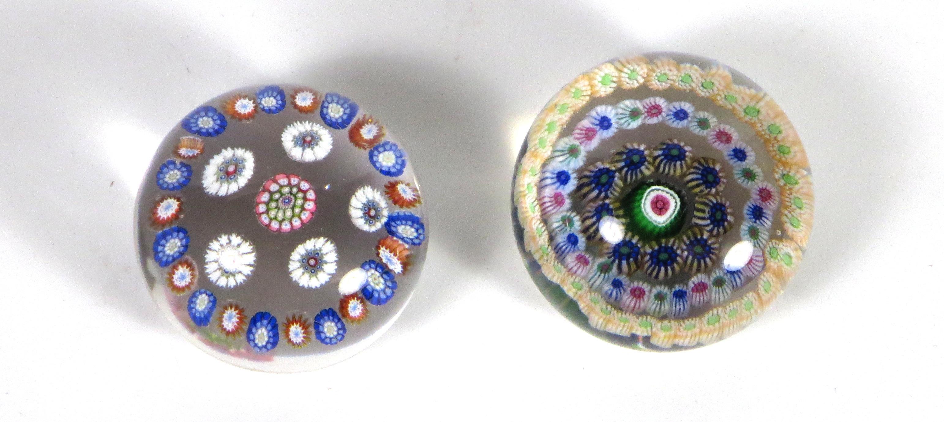 Bonhams Two French Miniature Paperweights Circa 1850