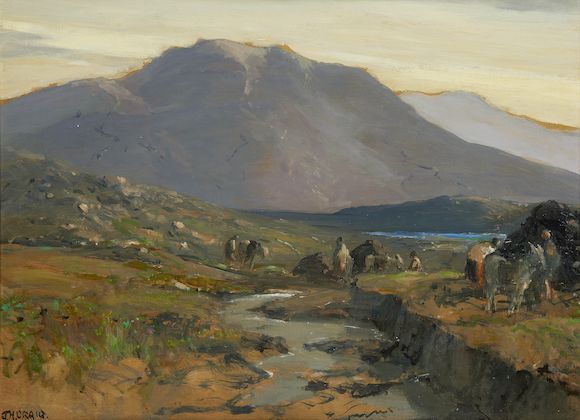 Bonhams : James Humbert Craig (Irish, 1877-1944) The Twelve Pins ...