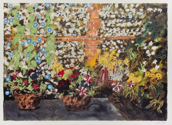 Bonhams : John Piper CH (British, 1903-1992) Terrace with Morning ...