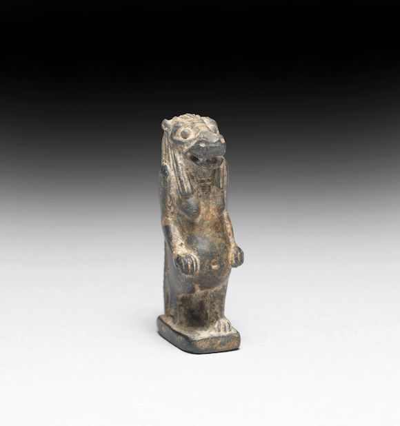 Bonhams : An Egyptian steatite amulet of Taueret