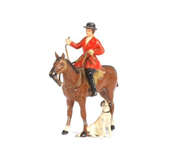 Bonhams : Heyde 60mm scale Mounted Huntswoman with Dog Vignette 2
