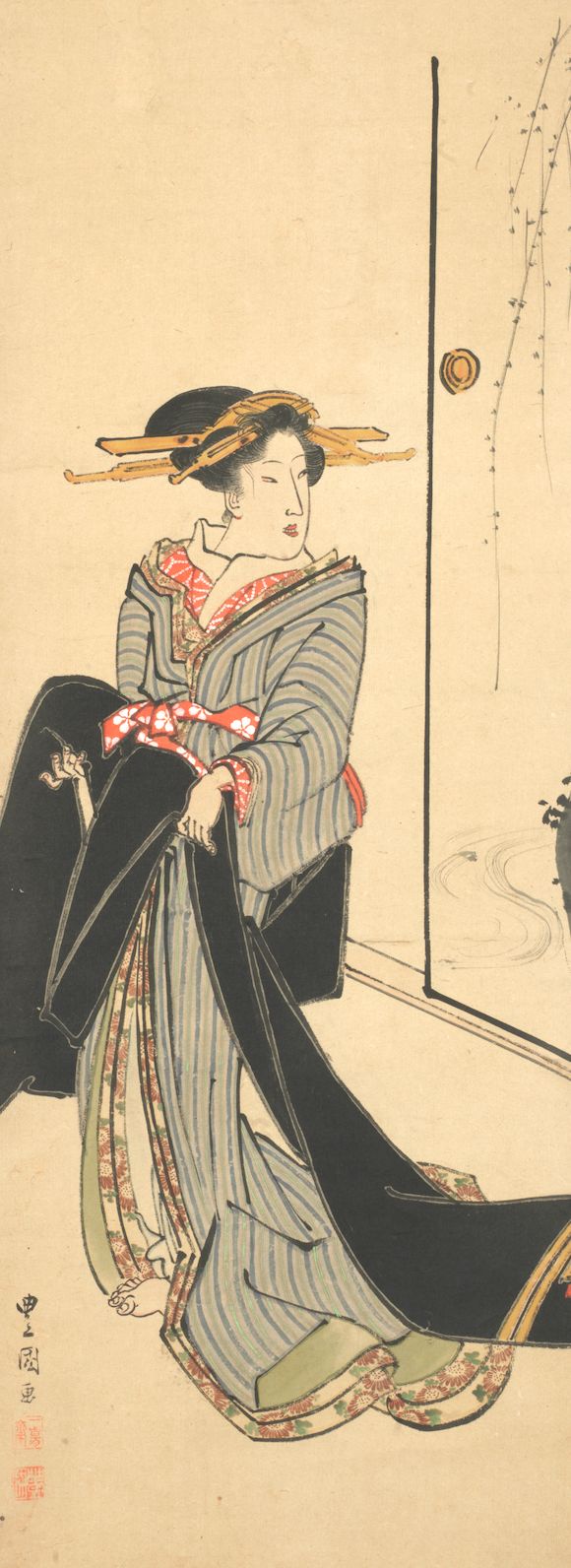Bonhams : Utagawa Toyokuni II (circa 1802-1835) Bunsei era (1818-1830 ...