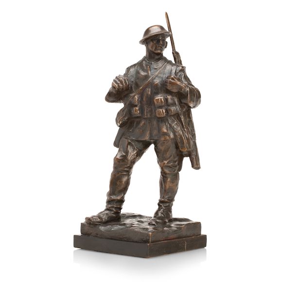 Bonhams : William McMillan (SCOTTISH, 1887-1977)A bronze figure of a ...