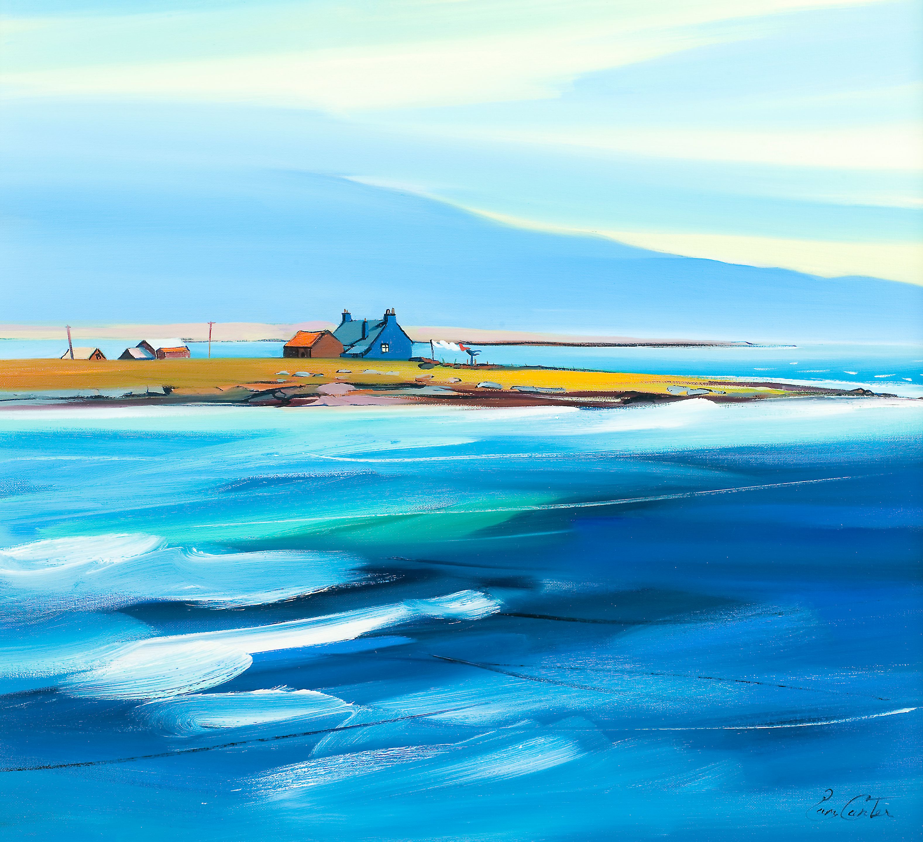 Bonhams : Pam Carter, DA (British, circa 1960) Evening Tide