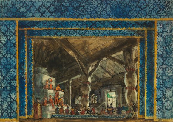Bonhams : Alexandre Benois (Russian, 1870-1960) Set design for Sadko ...