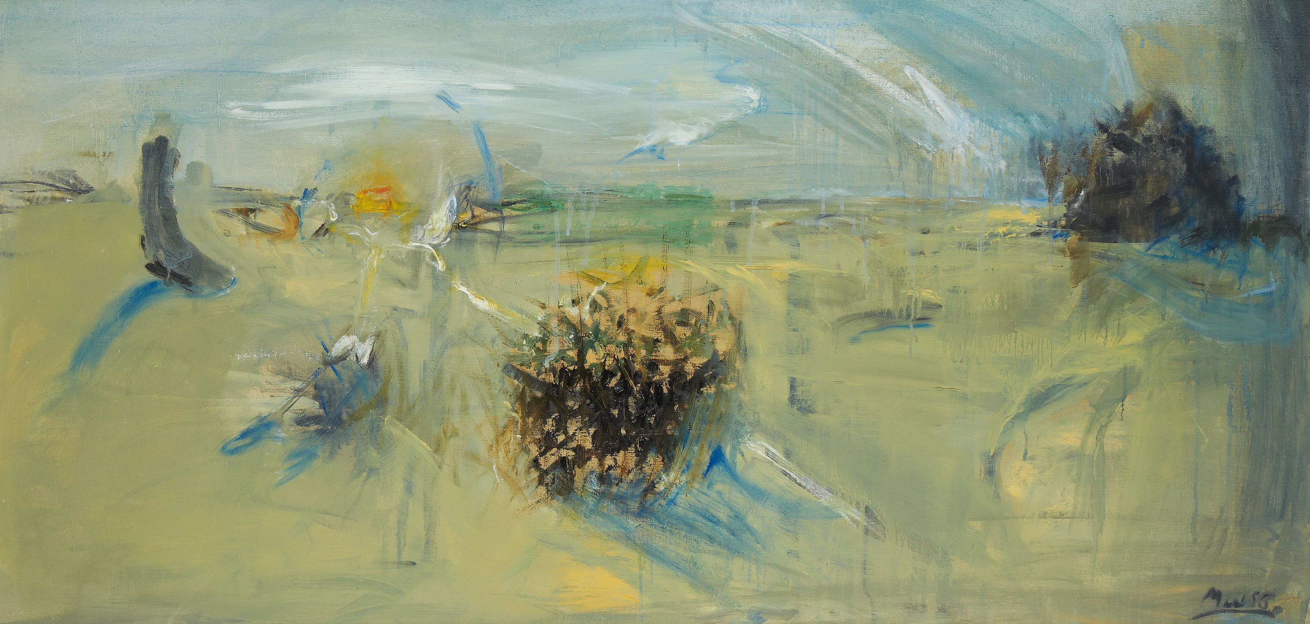 Bonhams : Michael Wishart (British, 1928-1996) Lake in Bergen