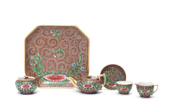 Bonhams : A Spode toy cabaret set, circa 1811-15