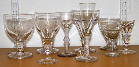 Bonhams A Collection Of 18th19th Century Engraved Glasses