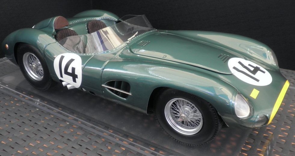 Bonhams Cars : A 1:8 scale model Aston Martin DBR1 by Javan Smith,