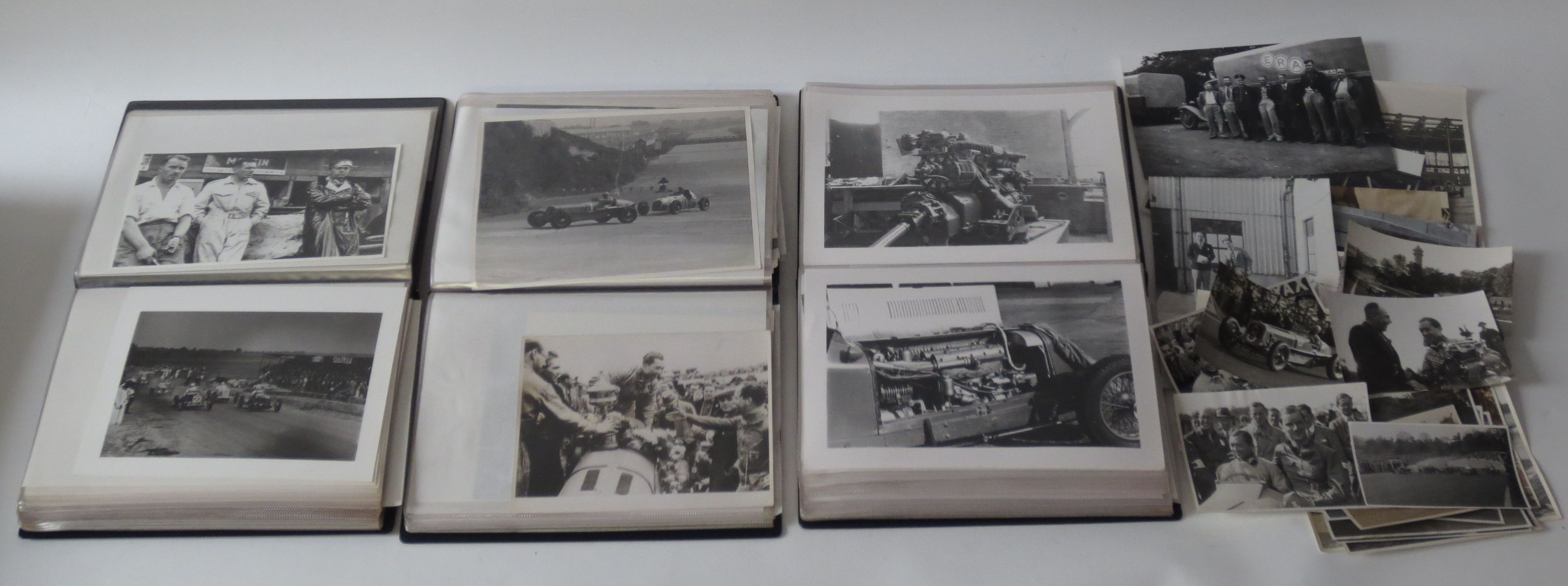Bonhams Cars : A quantity of ERA pre-War motor racing photographs,