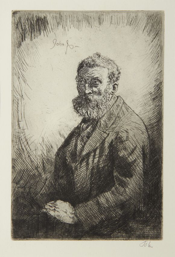 Bonhams : Sir Augustus Edwin John (British, 1878-1961) Old Arthy ...