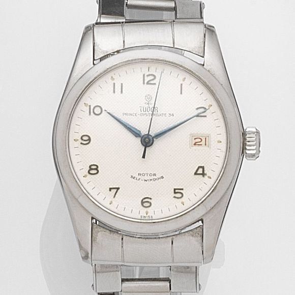 Bonhams : Tudor. A stainless steel automatic calendar bracelet ...
