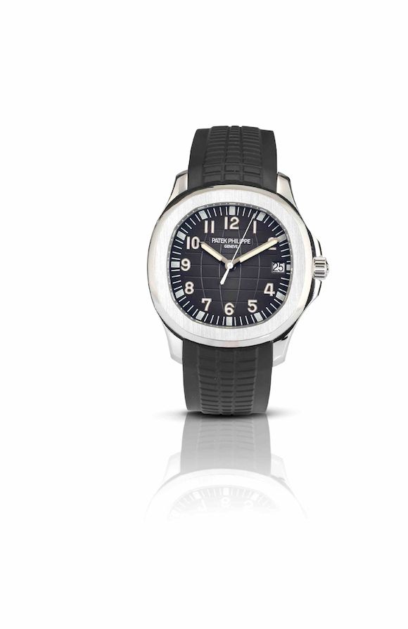 Bonhams : Patek Philippe. A fine stainless steel calendar automatic ...